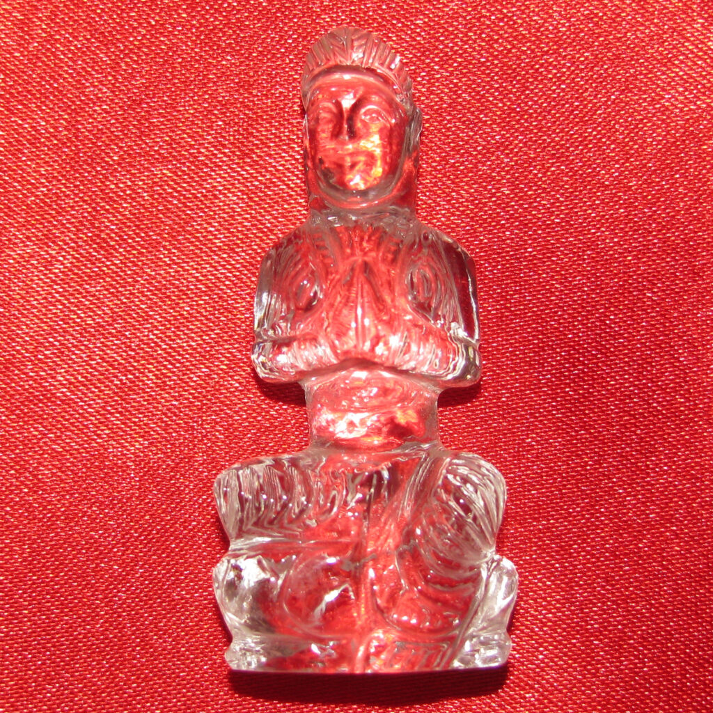 Sphatik Parvathi Devi Crystal Shakti Quartz Parvati – A4376 - SriVanaja ...