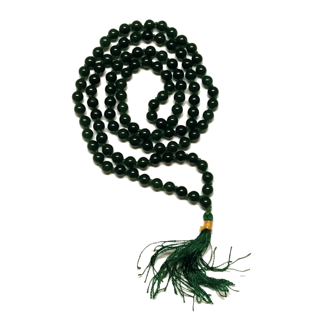 Aadhyathmik Natural Consecrated Pacchala Mala Kubera Marakatha Pacchai ...